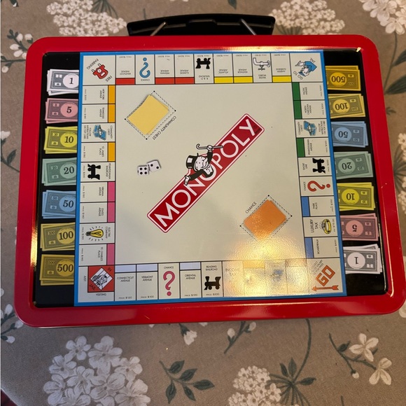 Other | Vintage Monopoly Lunch Box Style Tin Excellent Condition | Poshmark